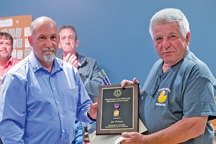 Acushnet Lions present awards, induct members - Fairhaven Neighborhood News