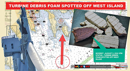 Wind Turbine debris close to Fairhaven waters - Fairhaven Neighborhood News